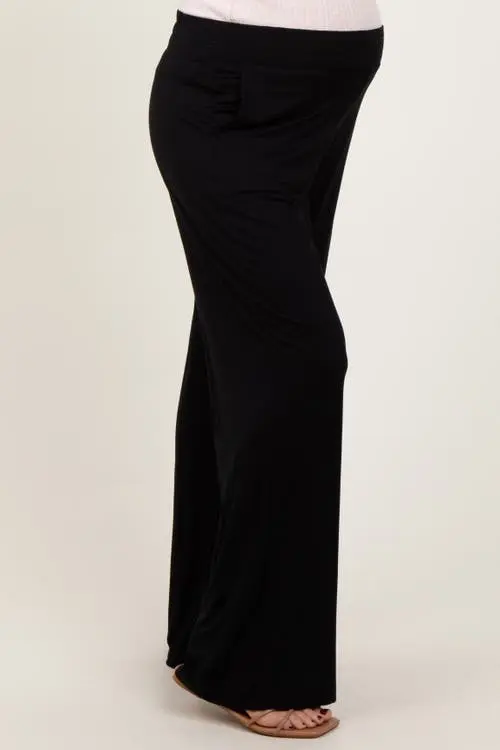 PINKBLUSH Basic Wide Leg Pocketed Pants