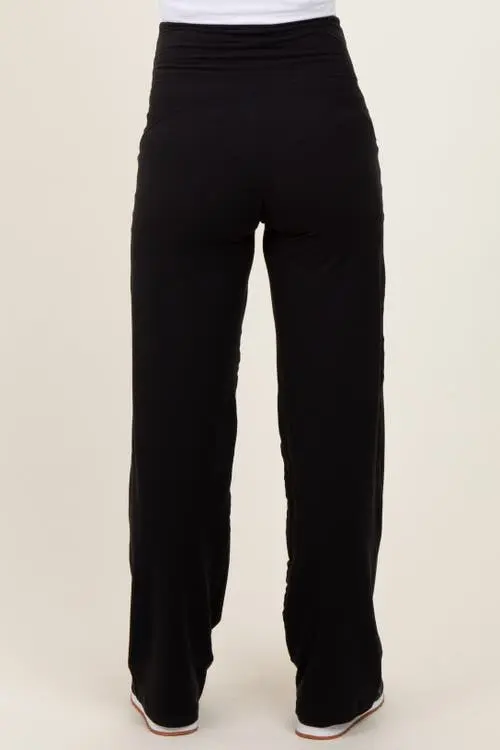 PINKBLUSH Straight Leg Maternity Yoga Pants