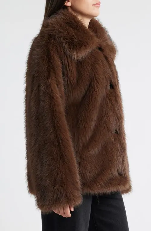 Bernardo Ellery Faux Fur Coat