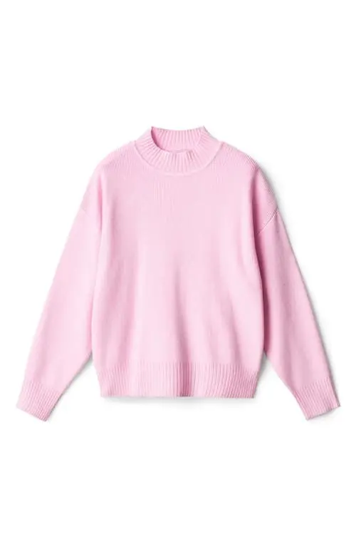 Mango Rino Mock Neck Sweater - Pink
