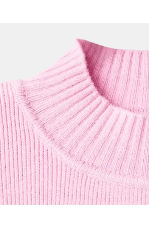 Mango Rino Mock Neck Sweater - Pink