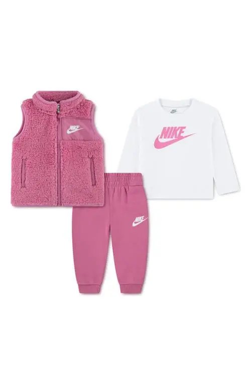 Nike Club Fleece Vest Set - Magic Flamingo