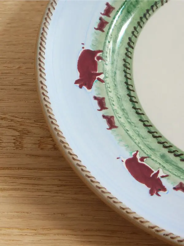 JW Anderson Nicholas Mosse Painted Ceramic Plate