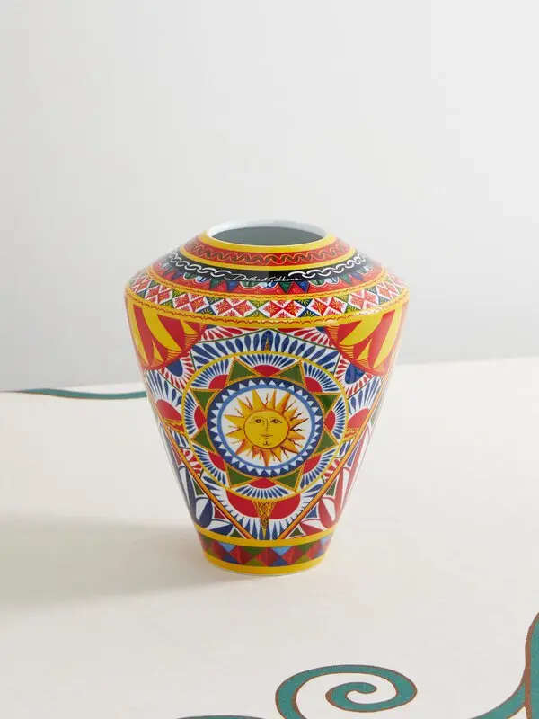 Dolce & Gabbana Small Amphora Porcelain Vase - Red