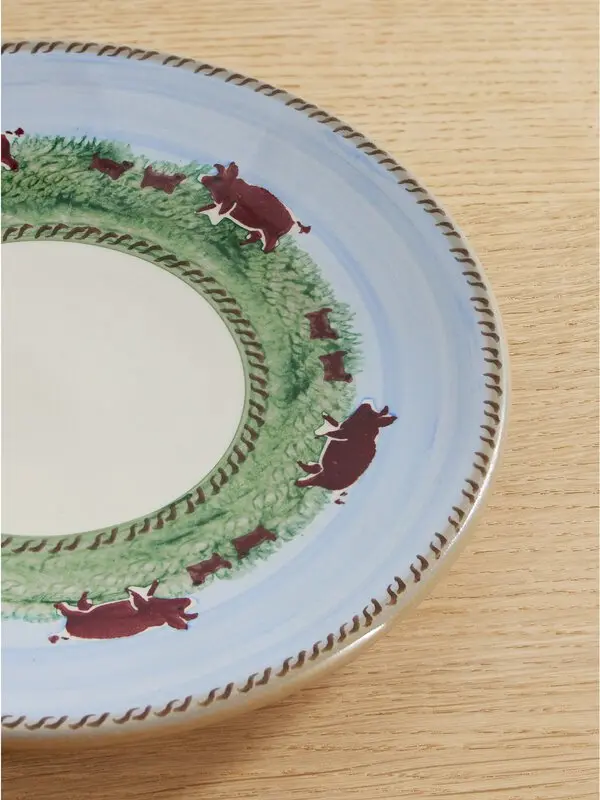 JW Anderson Nicholas Mosse Painted Ceramic Plate