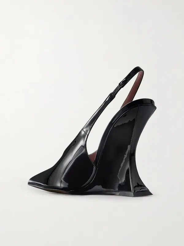 Paris Texas Nina 105 Patent Leather Slingback Pumps