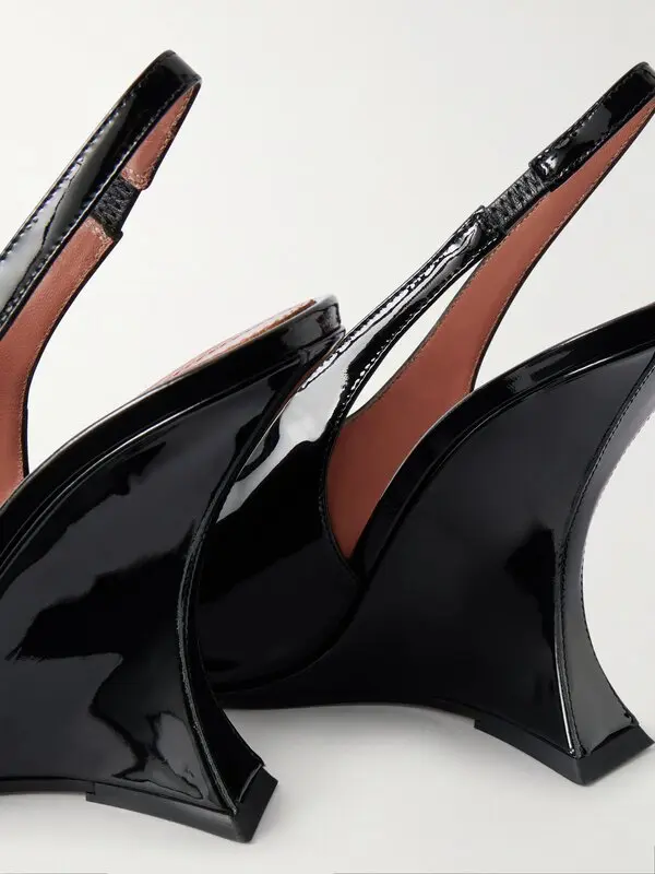 Paris Texas Nina 105 Patent Leather Slingback Pumps