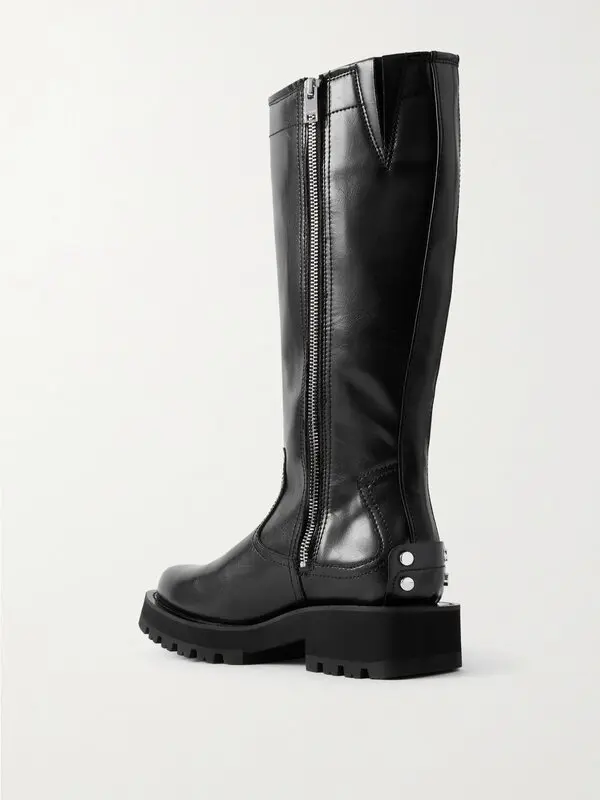 GANNI Embellished Oleatex™ Knee Boots