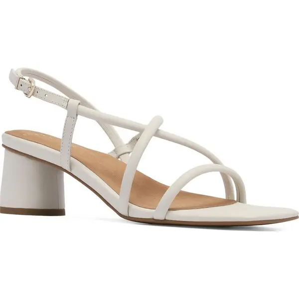 FRANKIE4 Lottie Block Heel Sandal - Chalk