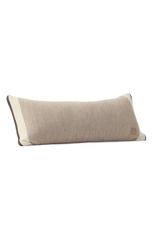 BOLL & BRANCH Court Knit Decorative Pillow - Heathered Oatmeal