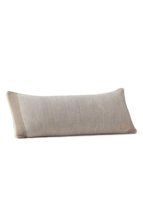 BOLL & BRANCH Court Knit Decorative Pillow - Heathered Pewter