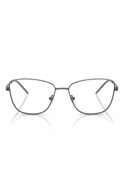 Emporio Armani 55mm Irregular Optical Glasses - Matte Agave/demo Lens
