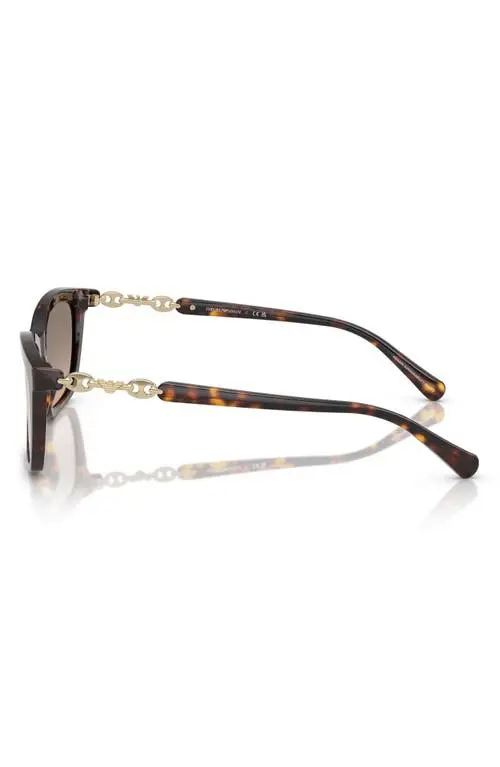 Emporio Armani 56mm Cat Eye Sunglasses