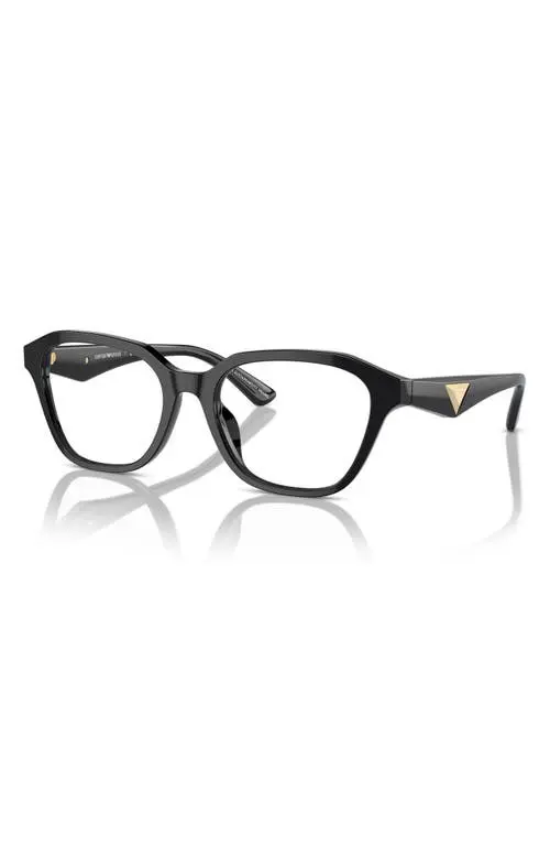 Emporio Armani 53mm Irregular Eyeglasses