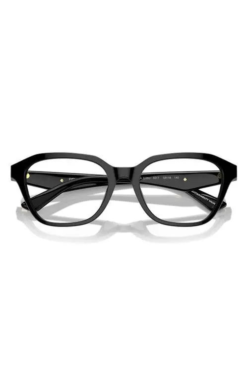Emporio Armani 53mm Irregular Eyeglasses
