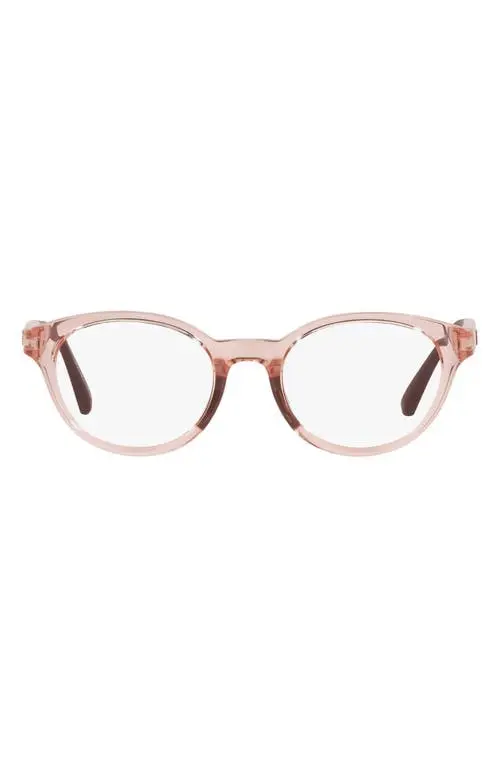 Emporio Armani 46mm Phantos Eyeglasses - Shiny Pink/demo Lens