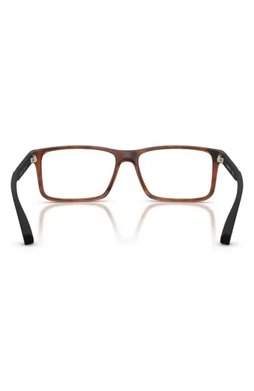 Emporio Armani 56mm Rectangle Optical Glasses
