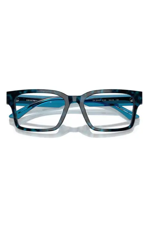 Emporio Armani 52mm Rectangle Eyeglasses