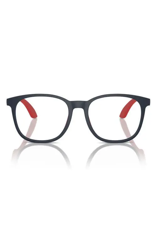 Emporio Armani 47mm Phantos Eyeglasses - Matte Blue/demo Lens