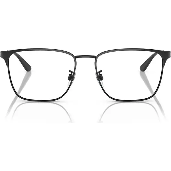 Emporio Armani 56mm Full Rim Eyeglasses - Matte Black /demo Lens