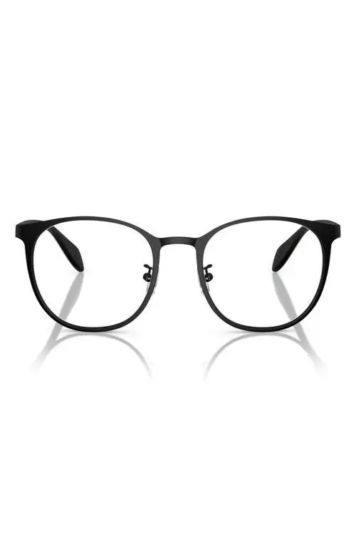 Emporio Armani 52mm Phantos Optical Glasses - Matte Black/demo Lens