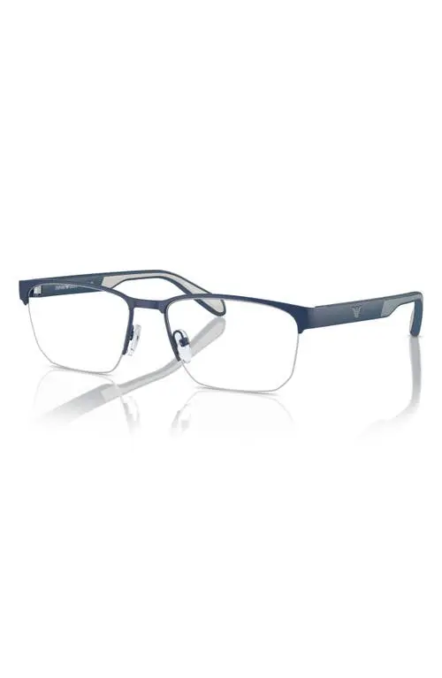 Emporio Armani 54mm Irregular Eyeglasses