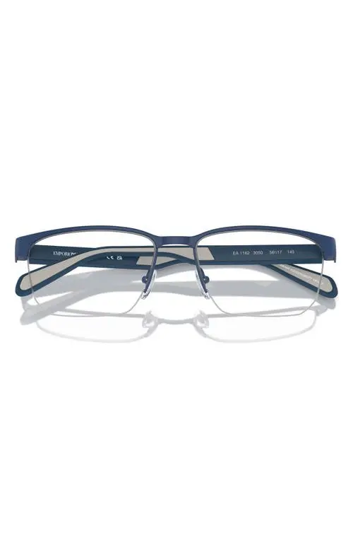 Emporio Armani 54mm Irregular Eyeglasses