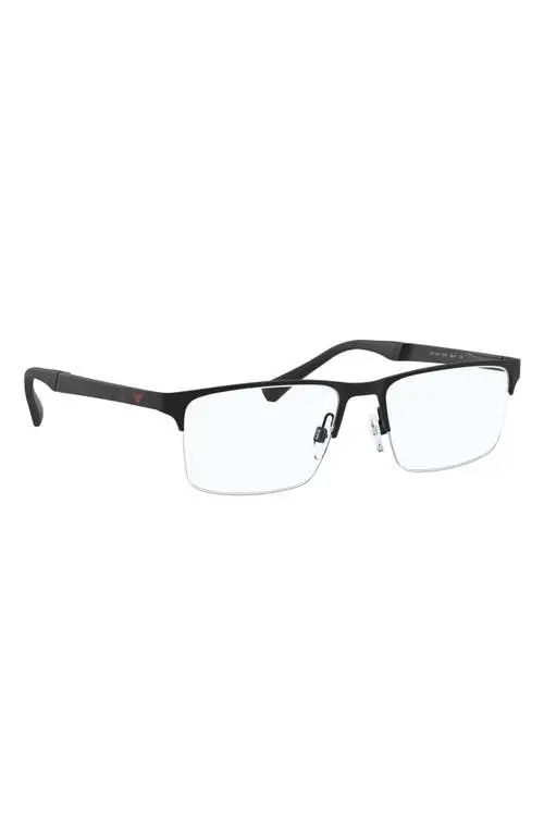 Emporio Armani 55mm Rectangle Optical Glasses
