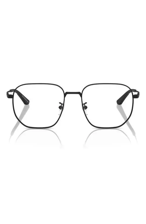 Emporio Armani 54mm Optical Glasses - Matte Black/demo Lens