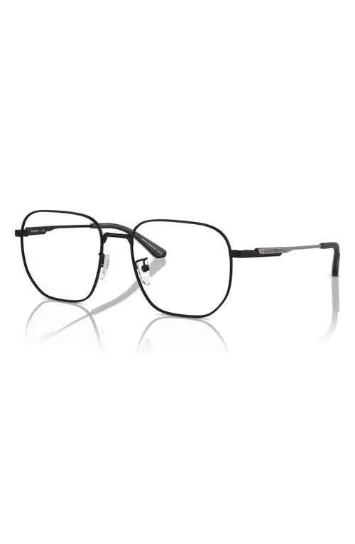 Emporio Armani 54mm Optical Glasses - Matte Black/demo Lens