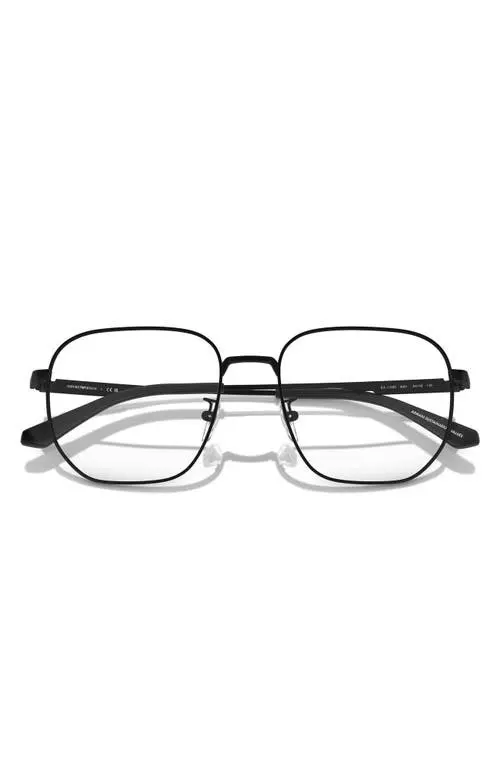 Emporio Armani 54mm Optical Glasses - Matte Black/demo Lens