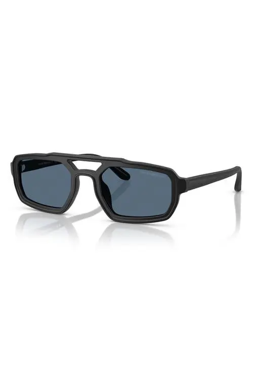 Emporio Armani 53mm Irregular Sunglasses
