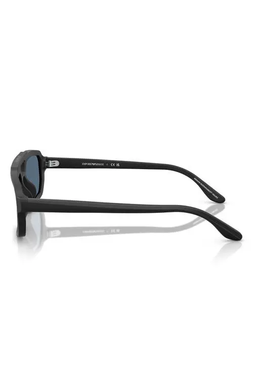 Emporio Armani 53mm Irregular Sunglasses