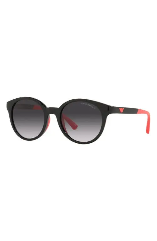 Emporio Armani 47mm Phantos Sunglasses - Shiny Black/gradient Grey