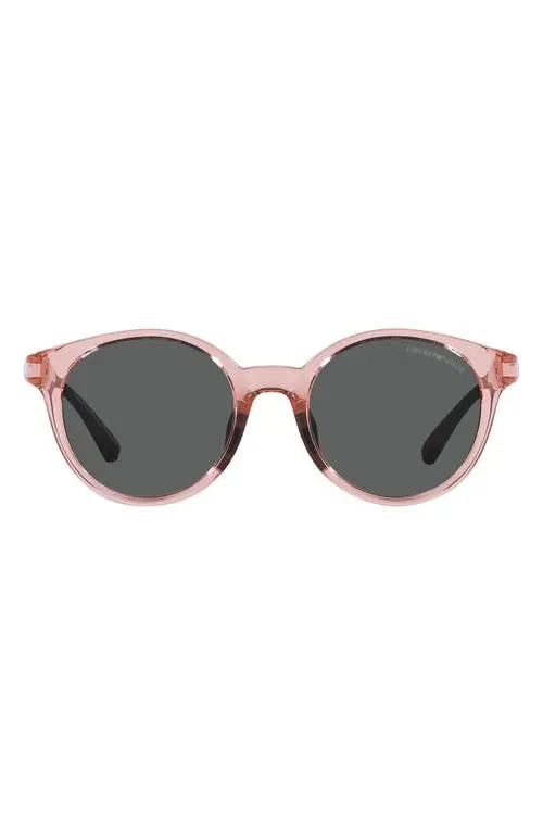 Emporio Armani 47mm Phantos Sunglasses - Shiny Pink/dark Grey