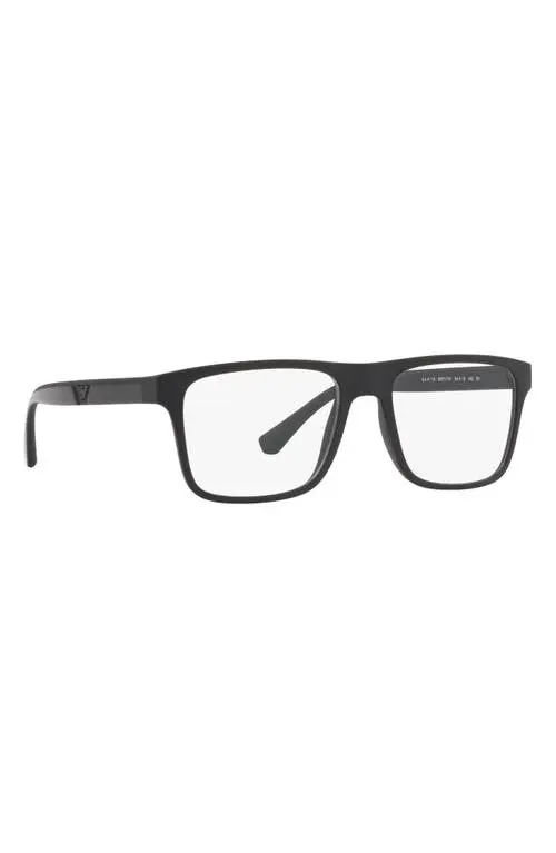 Emporio Armani 52mm Rectangle Eyeglasses
