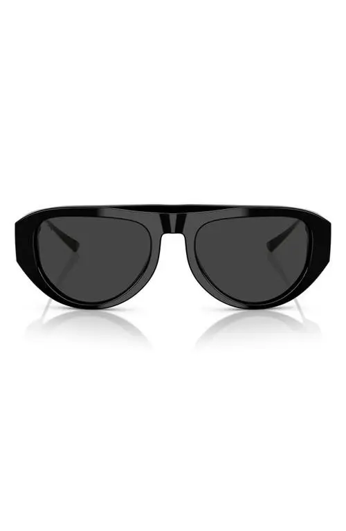 SCUDERIA FERRARI 55mm Pilot Sunglasses - Black/grey Polar