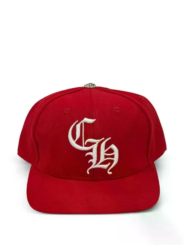 Chrome Hearts Logo Baseball Cap - Red