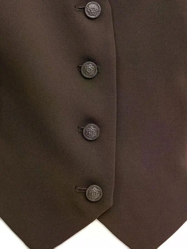 Guess Button-front Sleeveless Vest
