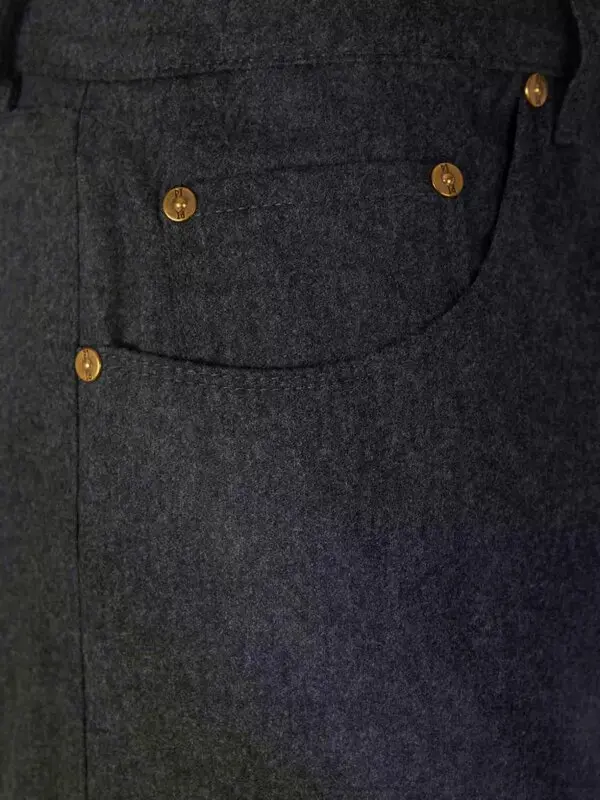 PT TORINO Five-pocket Virgin Wool-blend Trousers