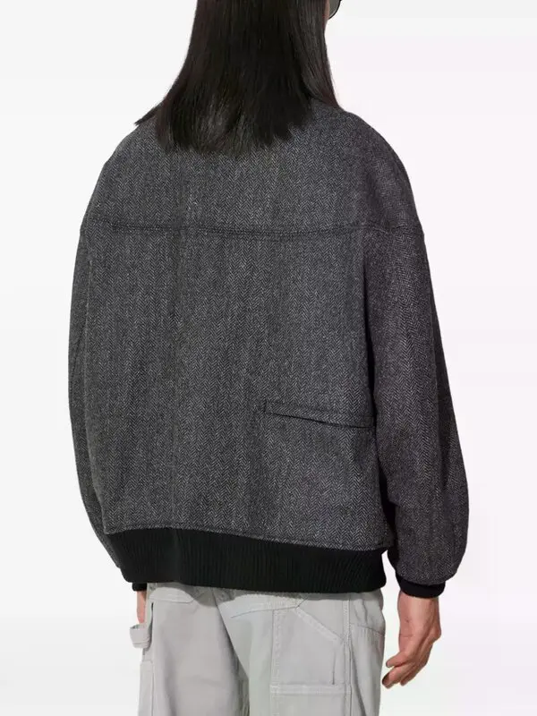 BARACUTA G9 Herringbone Bomber Jacket