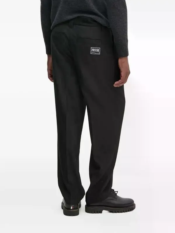 Versace Logo-patch Trousers