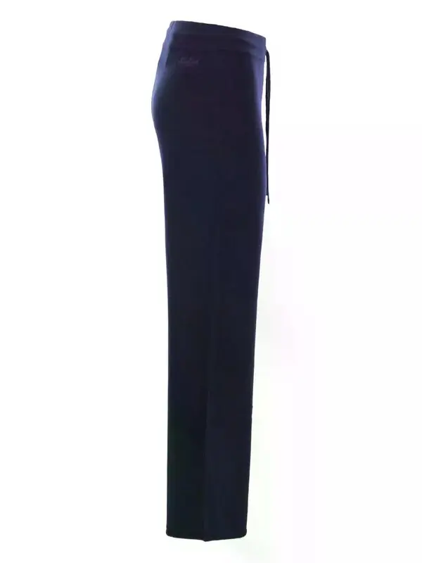 MC2 SAINT BARTH Wide Leg Wool Knit Trousers