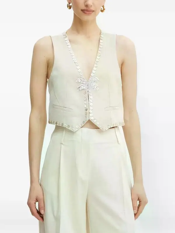 FORTE_FORTE Embellished Vest