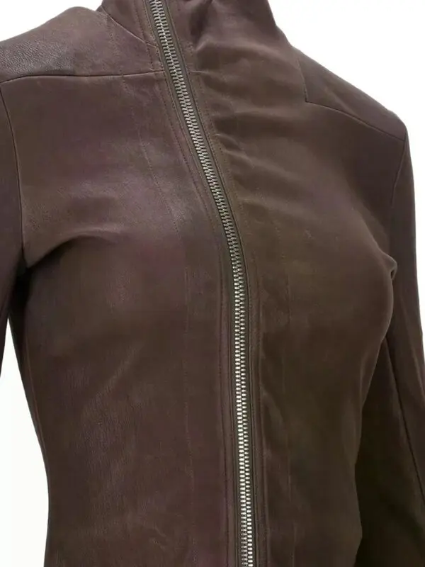 Rick Owens Leather Gary Jacket