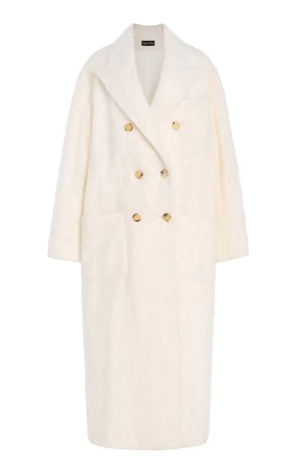 SERGIO HUDSON Double Breasted Oversized Coat