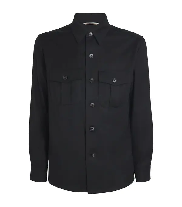 Canali Wool Overshirt