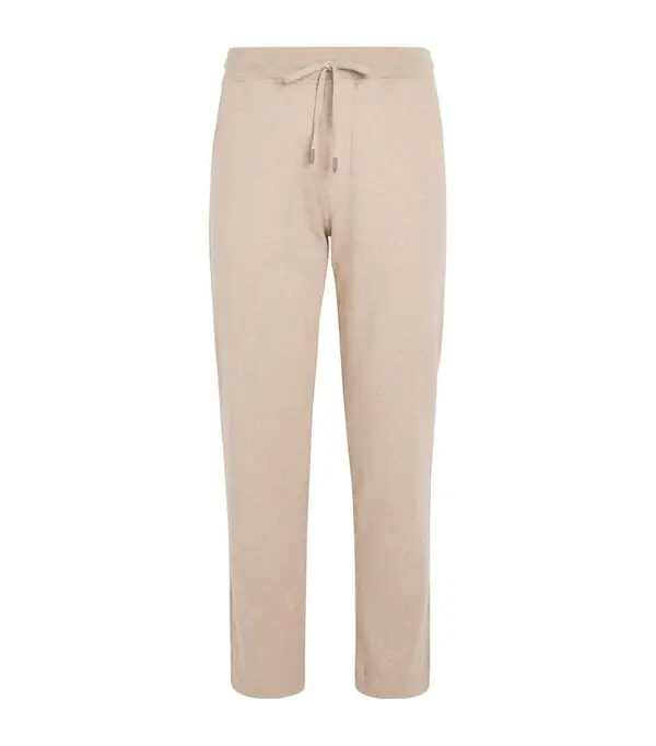 Canali Cotton-cashmere Sweatpants - Beige