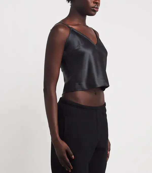 SKIMS Satin Cropped Cami Top