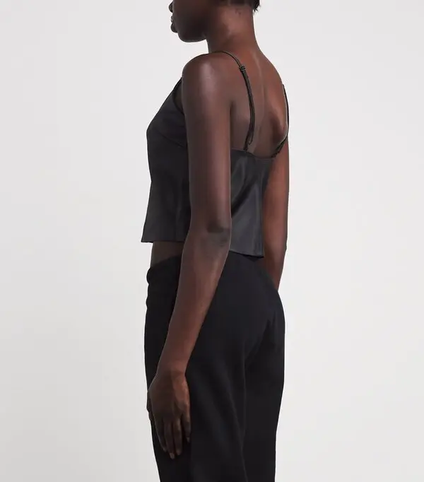 SKIMS Satin Cropped Cami Top
